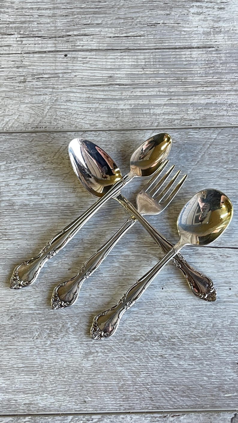 Vintage Affection Silver Flatware Baby/toddler Oneida Community Like ...