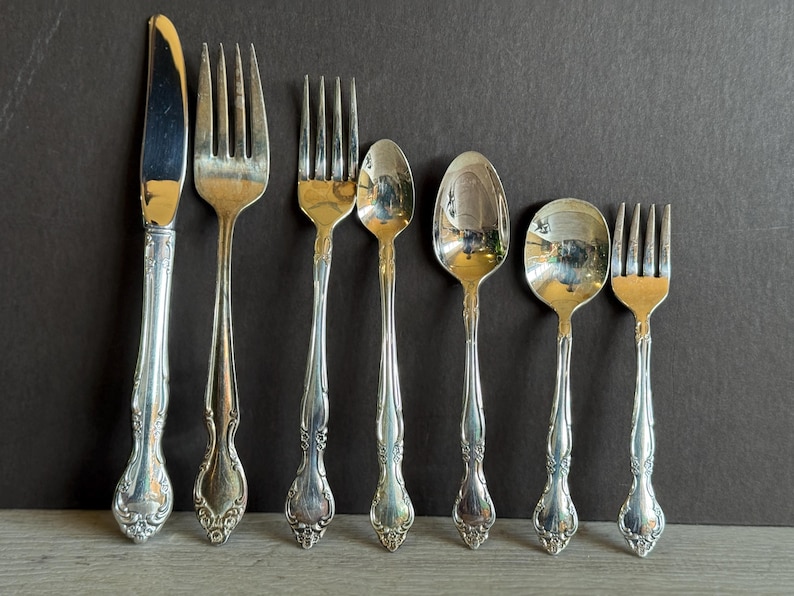 Vintage Affection Silver Flatware Baby/toddler Oneida Community Like ...