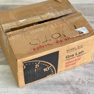 Vintage Gralab Electronic Time With Dual Outlets and Wall Mount in Box ...