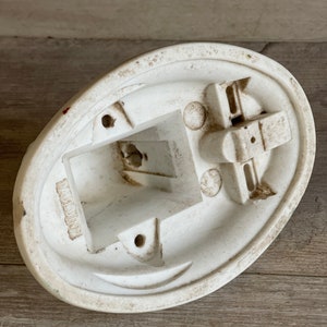 Vintage Porcelain Light Socket Fixture Wall Sconce Great for Upcycling ...