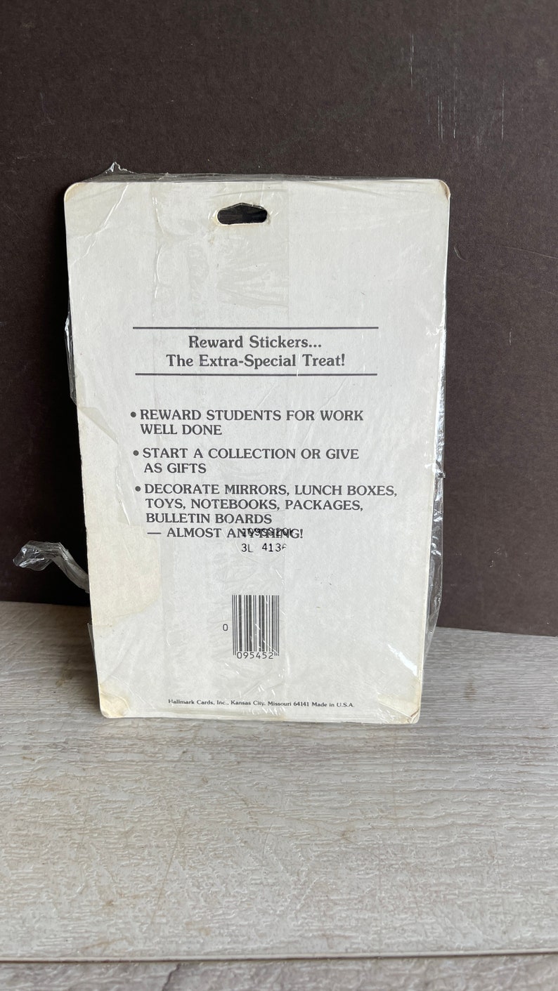 1981 Vintage ET Stickers Reward Stickers - Put It on Your Trapper ...