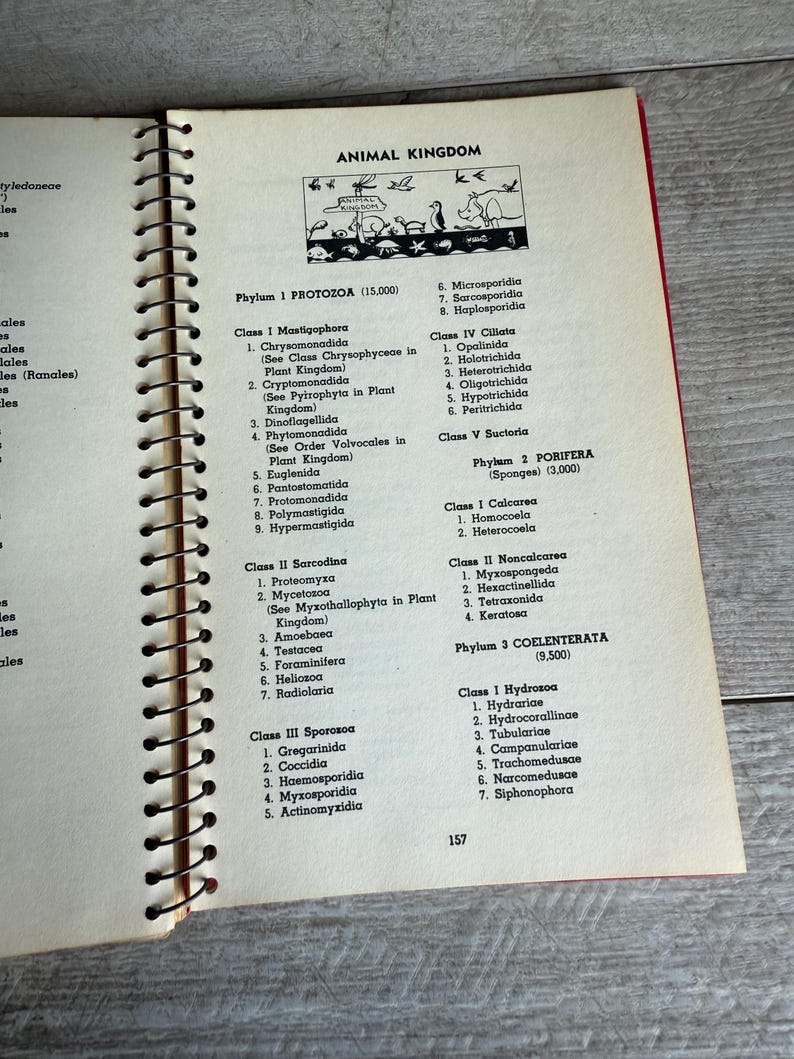 Vintage Book: Living Things and How to Know Them - H E Jacques - Spiral ...