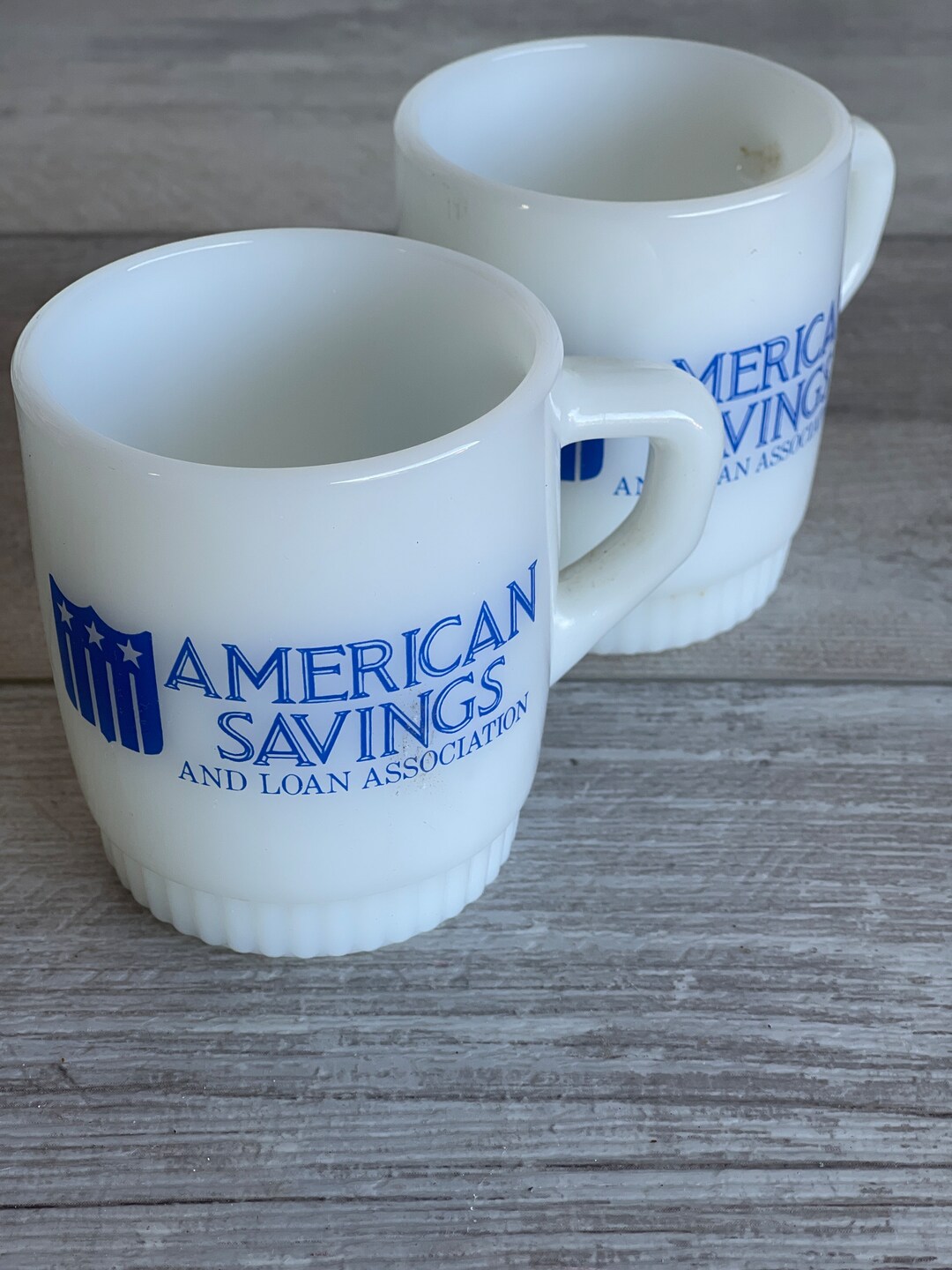 Vintage Fire King Mug - Advertising - American Savings and Loan ...