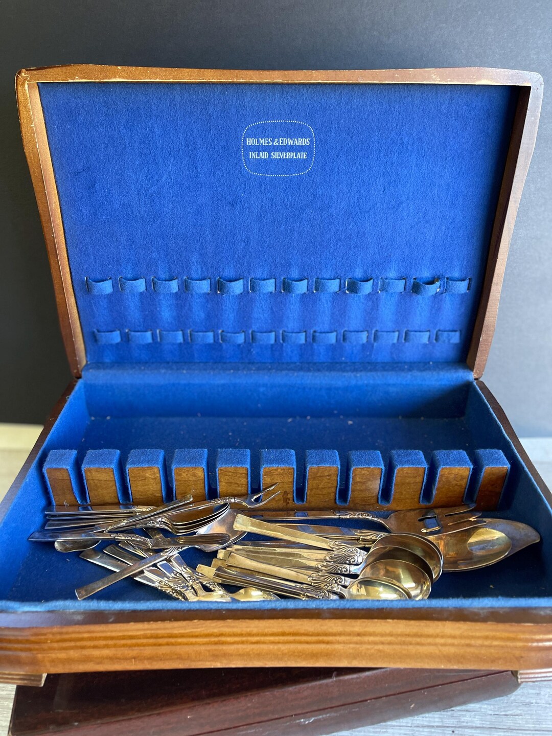 Vintage lovely Lady Silverware and Box Holmes & Edwards Choice ...