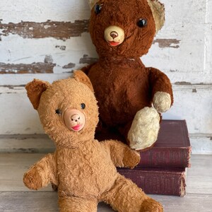 Antique Gund Cubbi Teddy Bear - 1950s Rubber Nose - Etsy