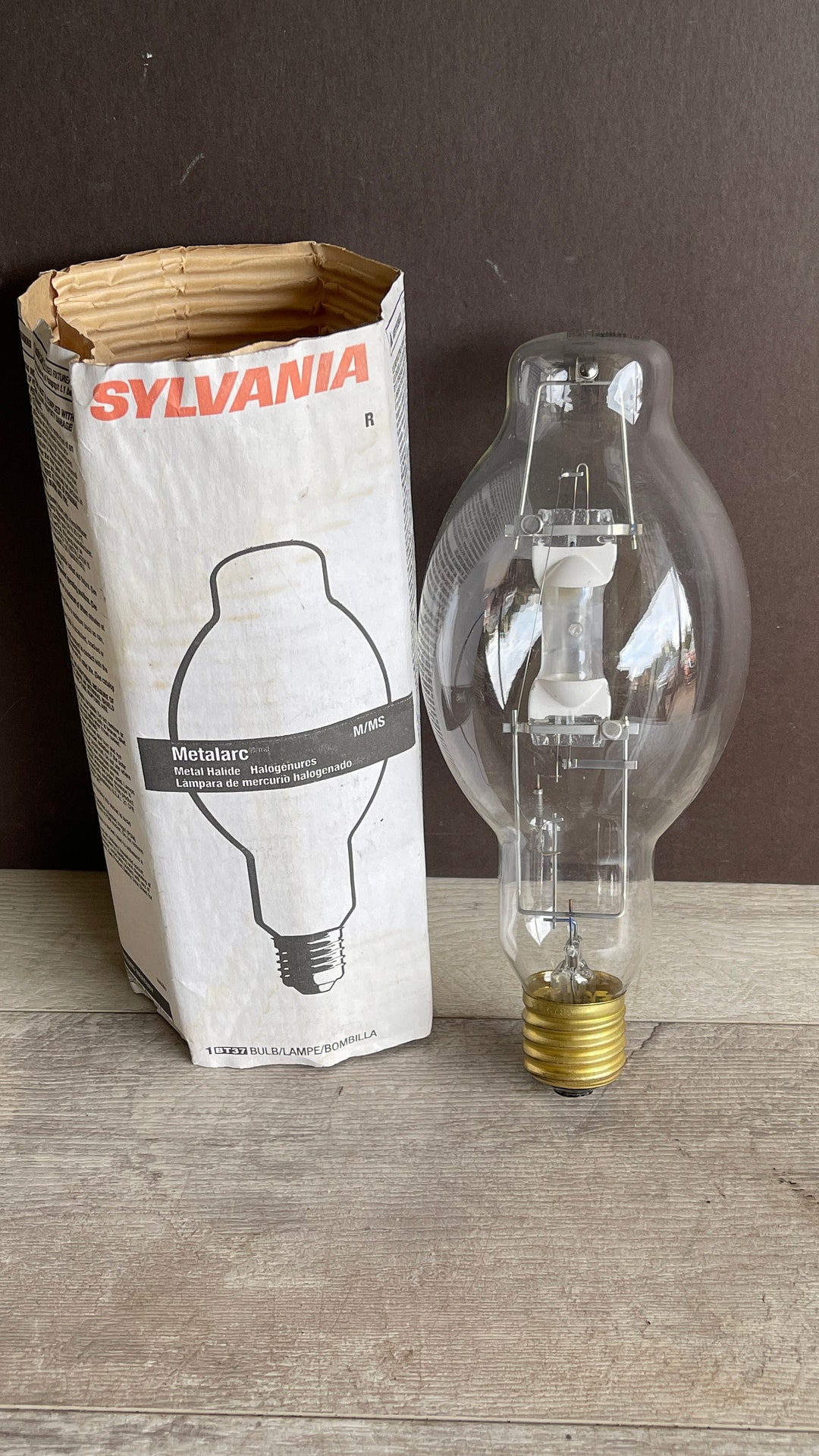 Vintage Light Bulb -400 Watt Sylvania Metalarc M/MS Halide Extra Large ...