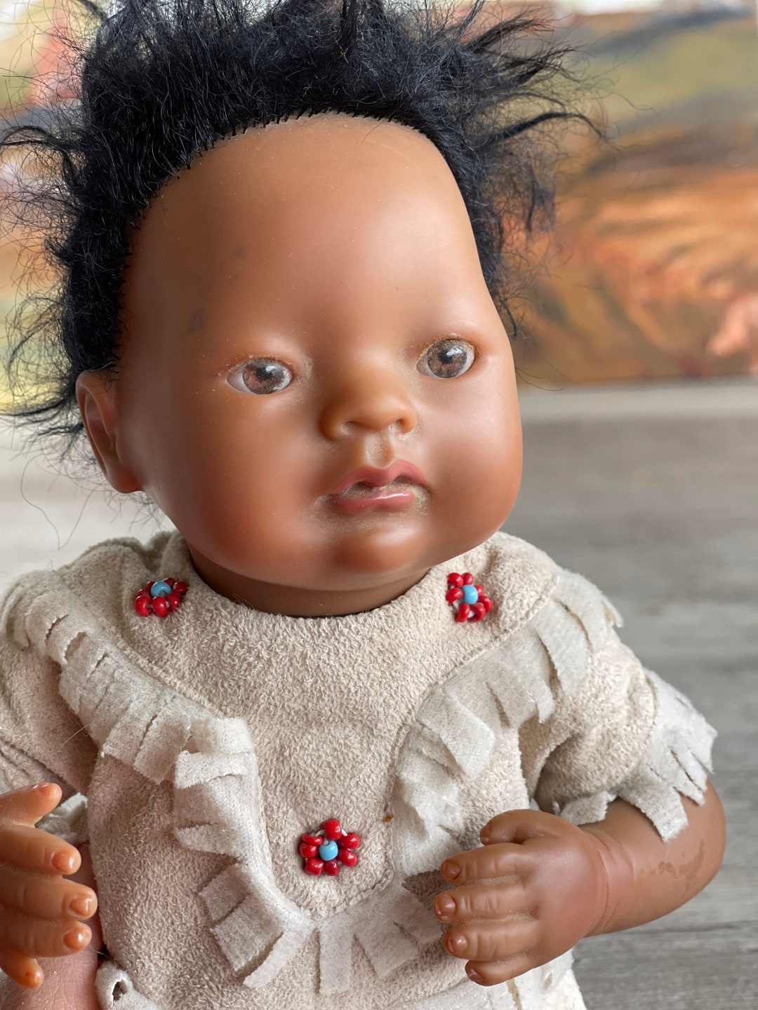 Vintage Ashton Drake Gallery Jerry Green ADG - Native American Tiny ...