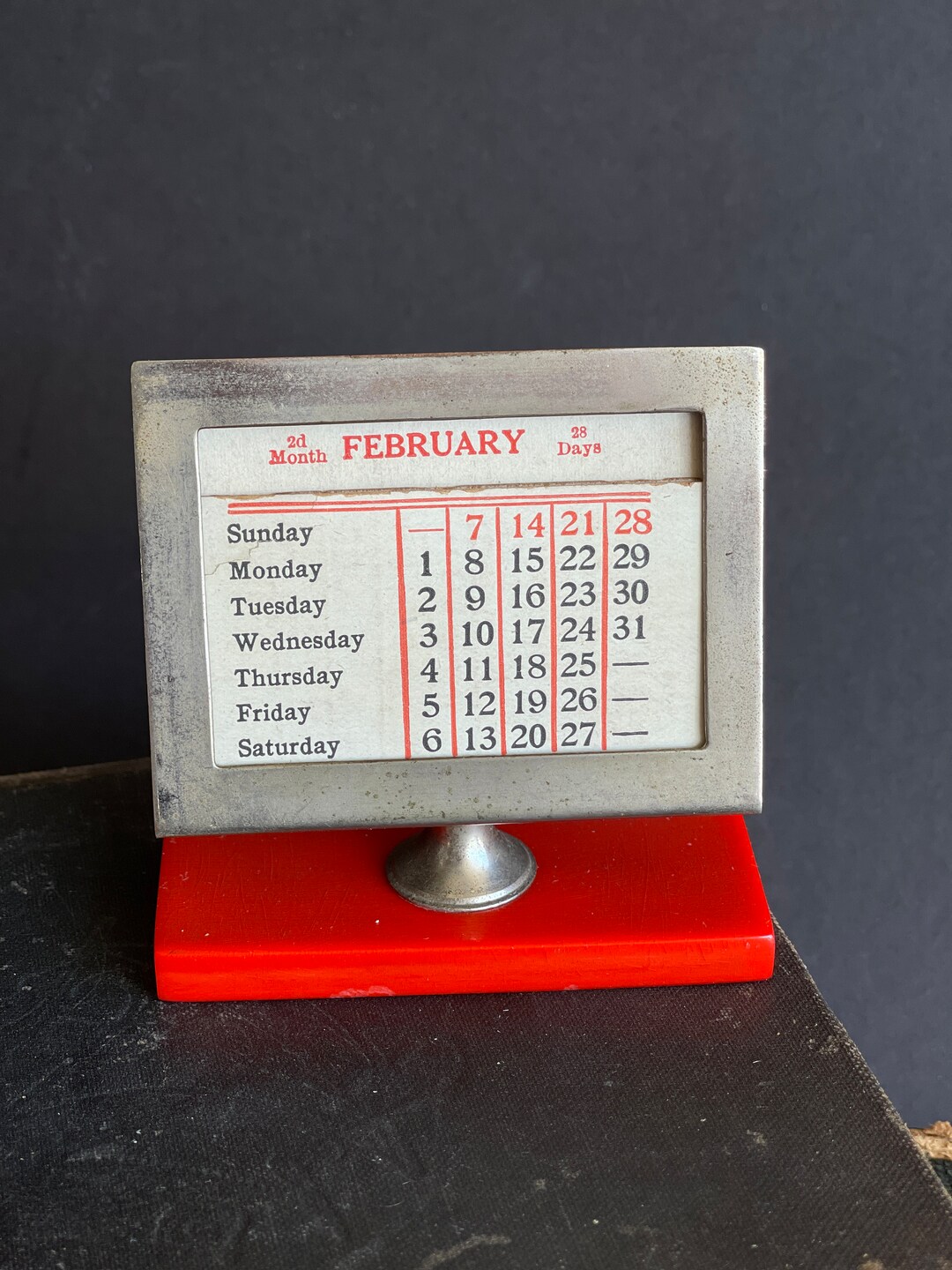 Vintage Bakelite Desk Set Art Deco Blotter, Inkstand, Calendar Douglas ...