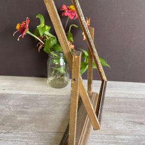 Vintage Tilt Picture Frame - Swinging Art Deco - Gold Wood - 8 X 10 - Etsy