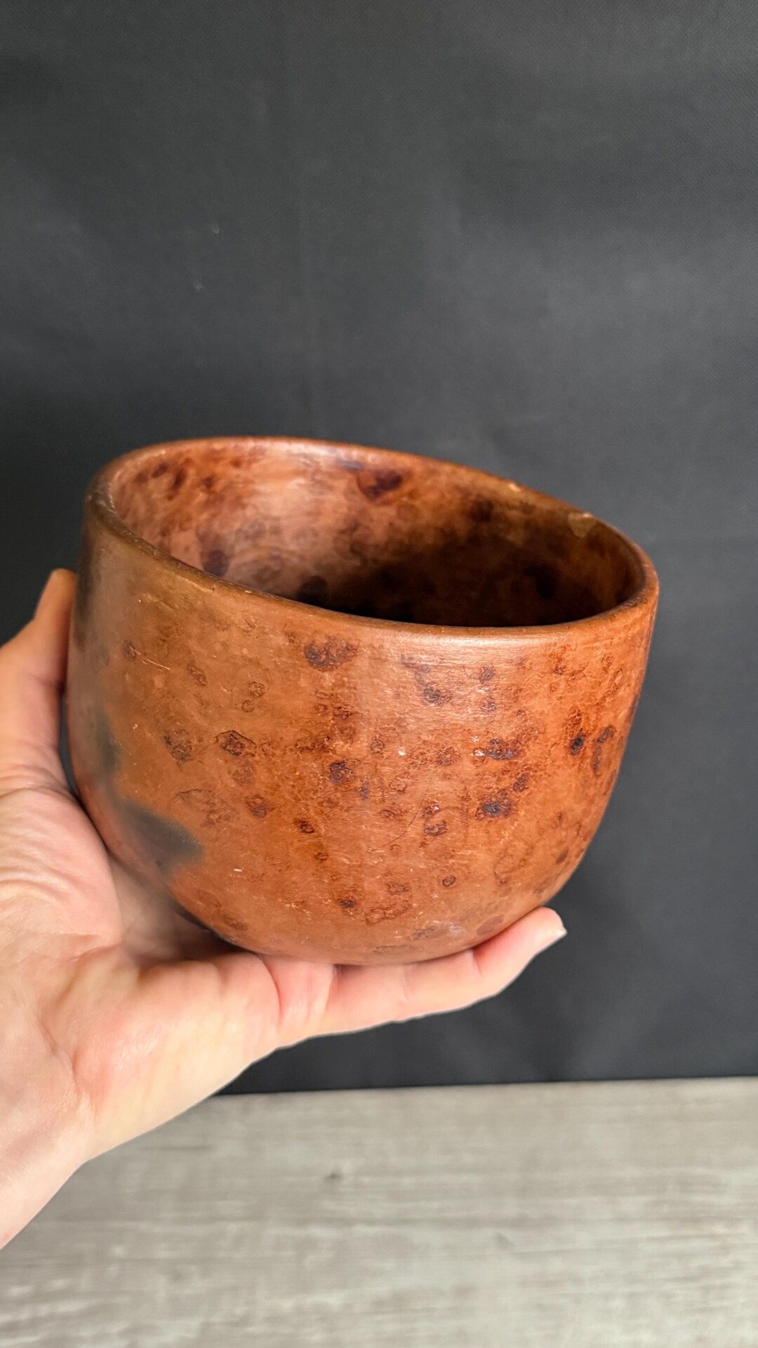 Vintage Pottery Bowl Primitive Style - Rustic Redware Clay Pot - Etsy