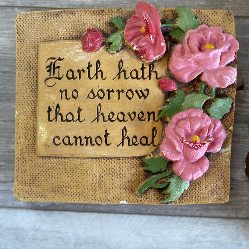 Vintage Wall Plaque - Etsy