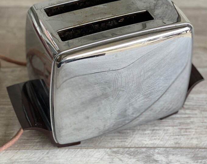 Vintage Toaster Super Deluxe Toastmaster 1 B16 - Auto Pop up Chrome and ...