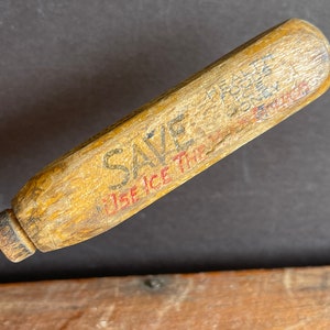 Vintage Advertising Ice Pick - Associated Ice Distributors - 1920s/30s ...