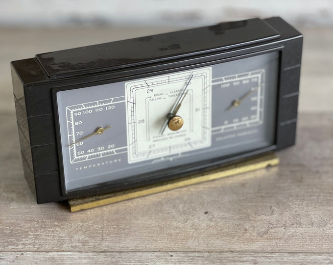 Vintage Barometer Thermometer Airguide - Bakelite Case - Very Nice - Etsy