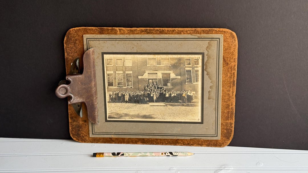 Antique School 1900s 8th Grade Graduation Silver Gelatin Portrait ...