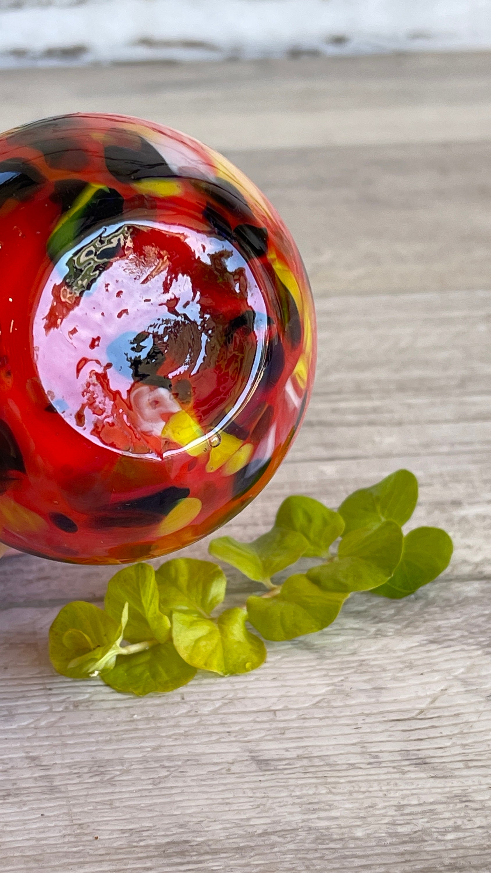 Vintage Blown Glass Vase Opaline Fire Red Small Bud Vase - Etsy