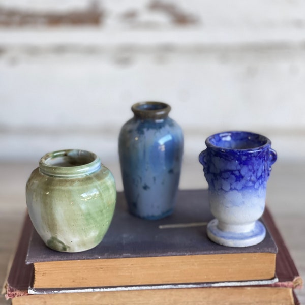 Miniature Pottery Vases - Etsy
