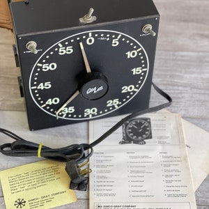 Vintage Gralab Electronic Time With Dual Outlets and Wall Mount in Box ...