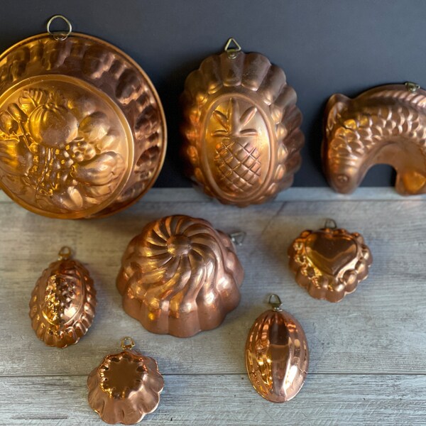 Vintage Copper Mold - Etsy