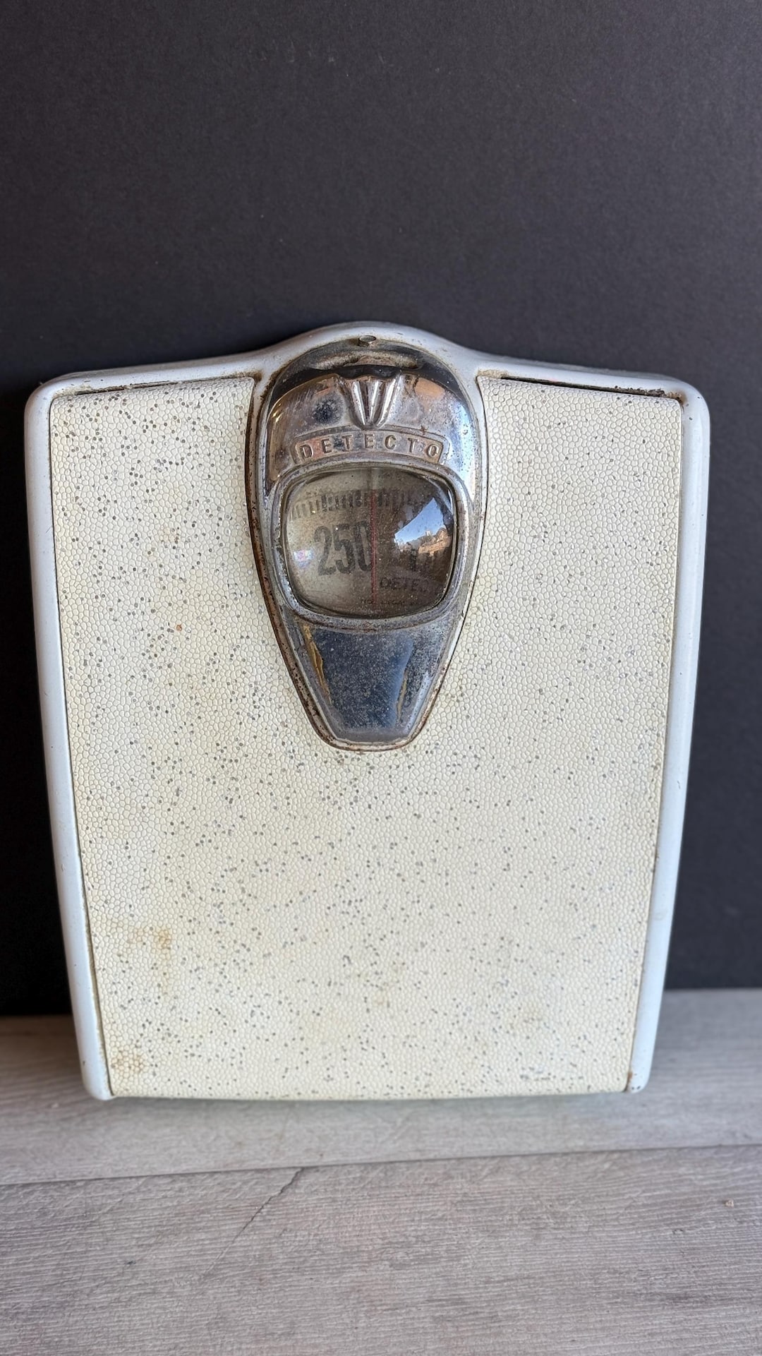 Vintage Bathroom Scale - Art Deco 1950s Detecto Chrome and Linoleum - Etsy