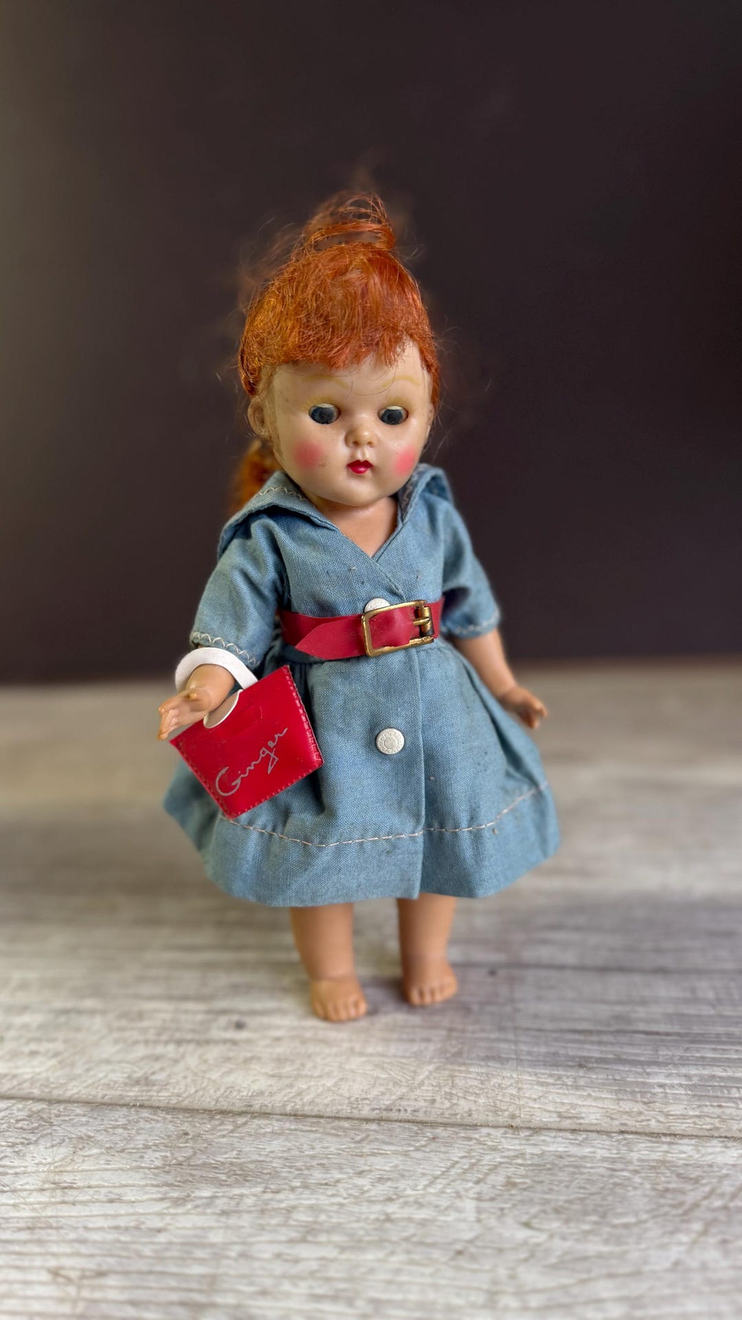 Vintage Cosmopolitan Ginger Doll - With Clothes, Purse, Belt - Red Hair ...