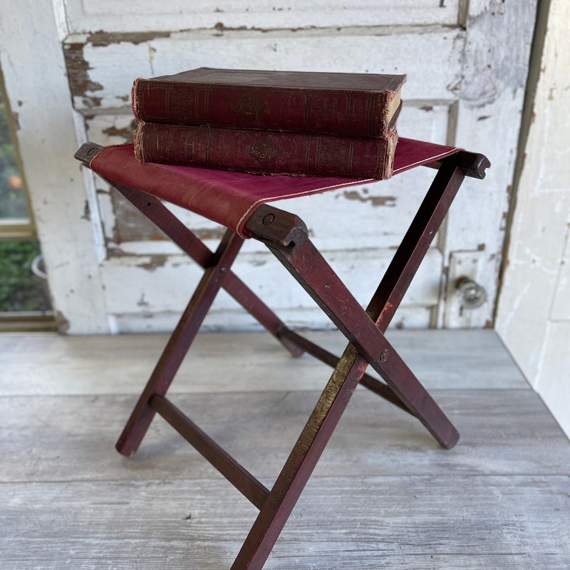 Folding Stool Canvas - Etsy