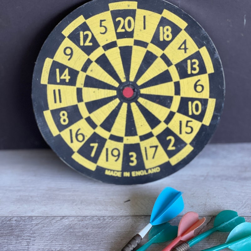 Vintage Dart Board - Etsy