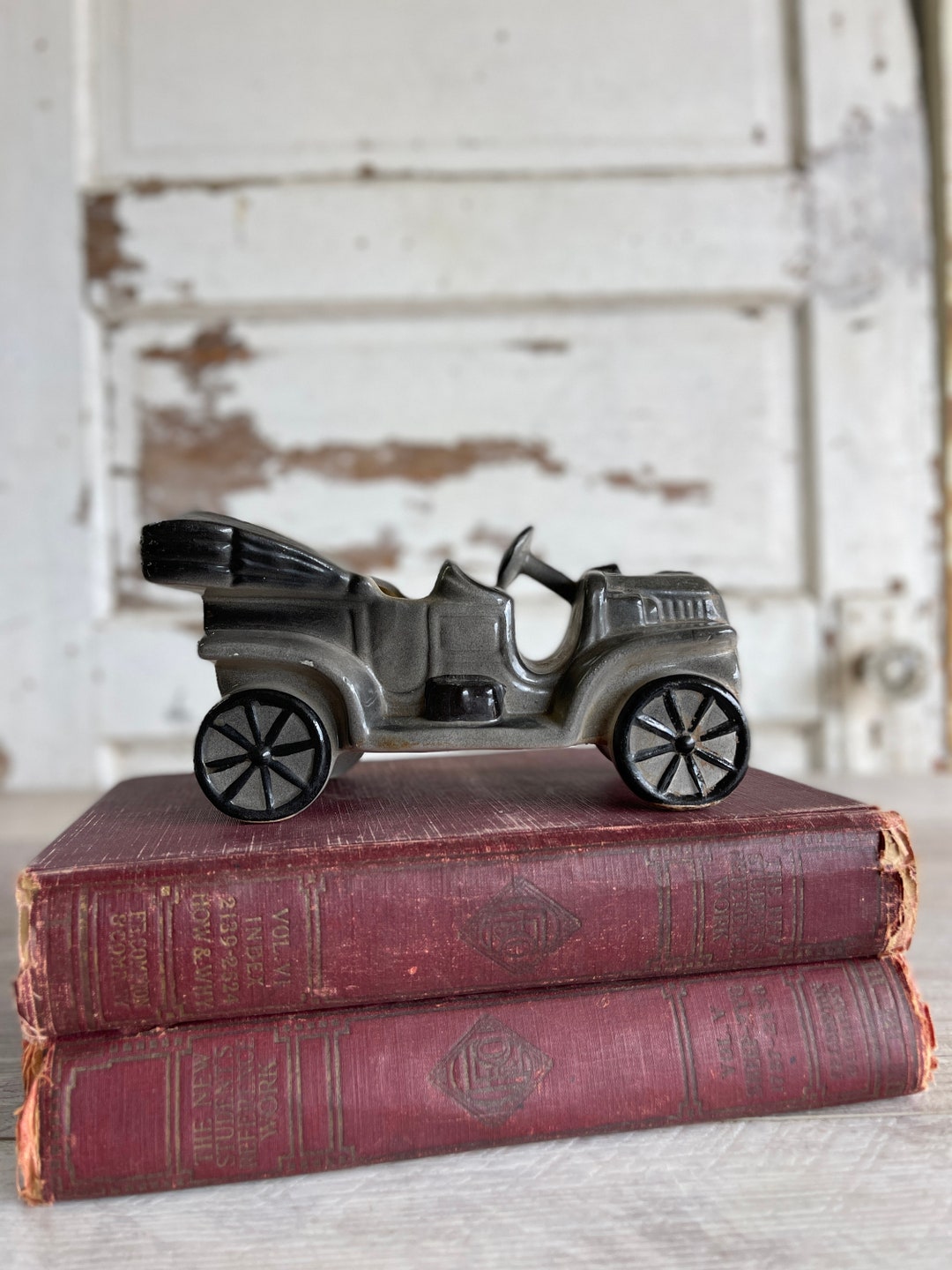 Vintage Car Planter Mid Century Ceramic Model T Car - Etsy