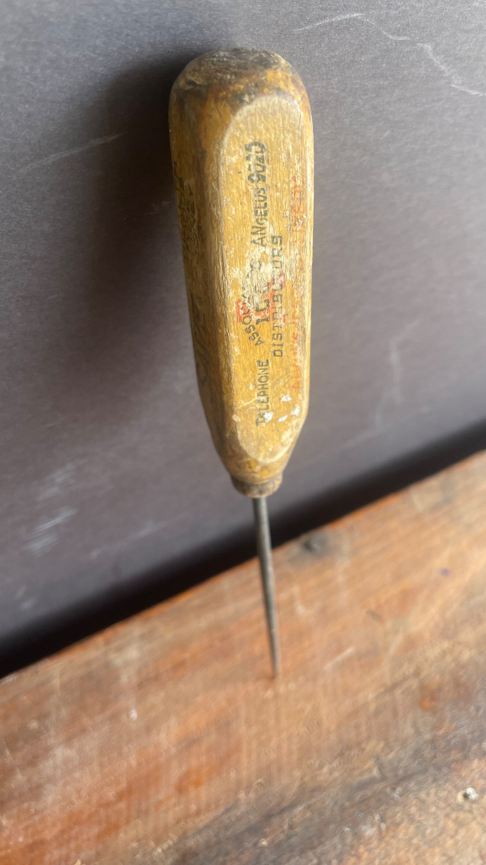 Vintage Advertising Ice Pick - Associated Ice Distributors - 1920s/30s ...