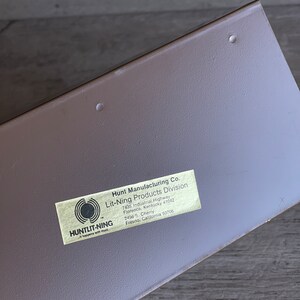 Vintage Steel Letter Holder Bill Sorter Hunt Lit Ning 6 Slot Mid Century Desk Decor - Industrial ...