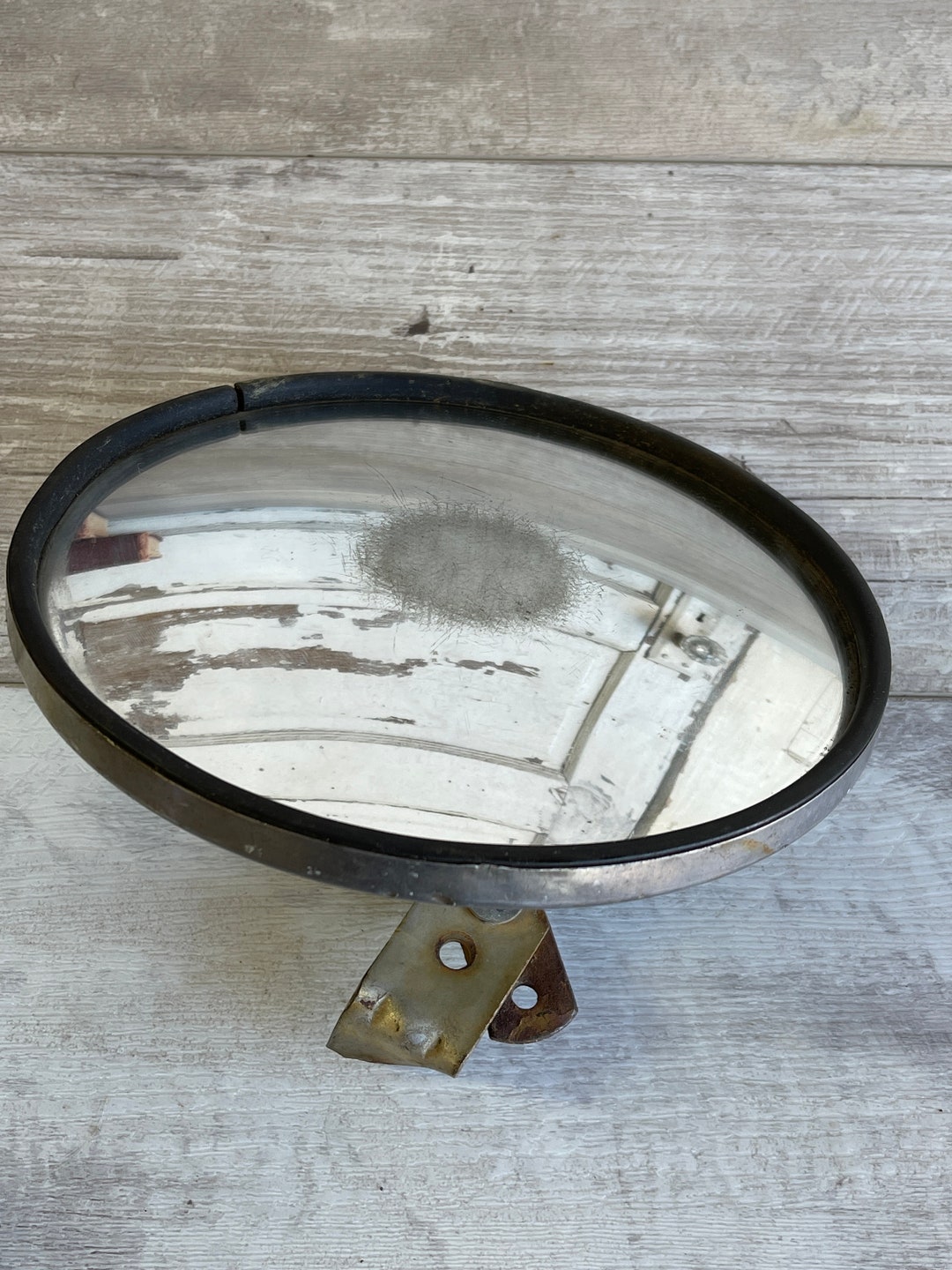 Vintage Grote Convex Mirror - Distressed as is Industrial - Etsy