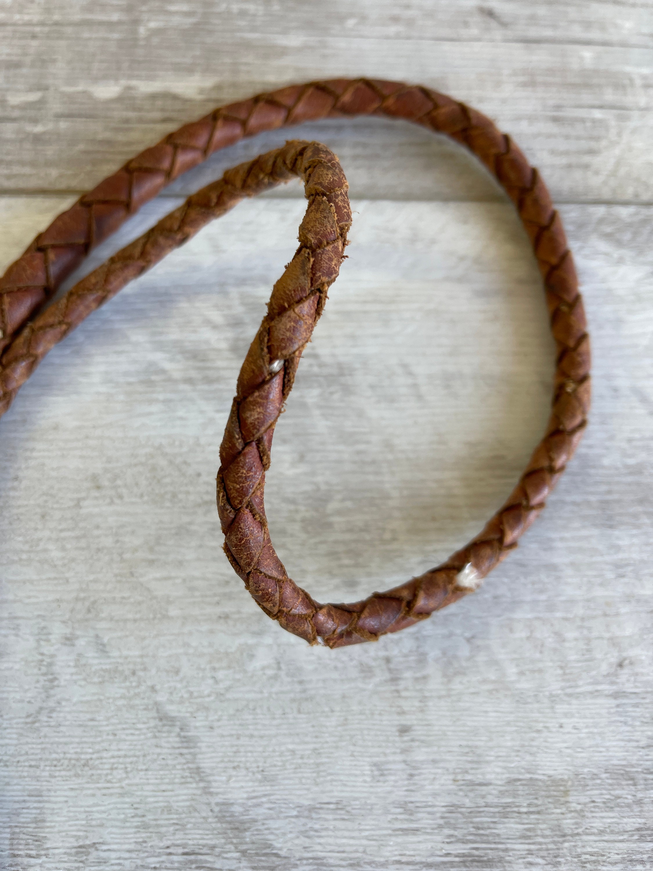 Vintage Leather Whip Made in Mexico Brown Horse Riding 3 | Etsy