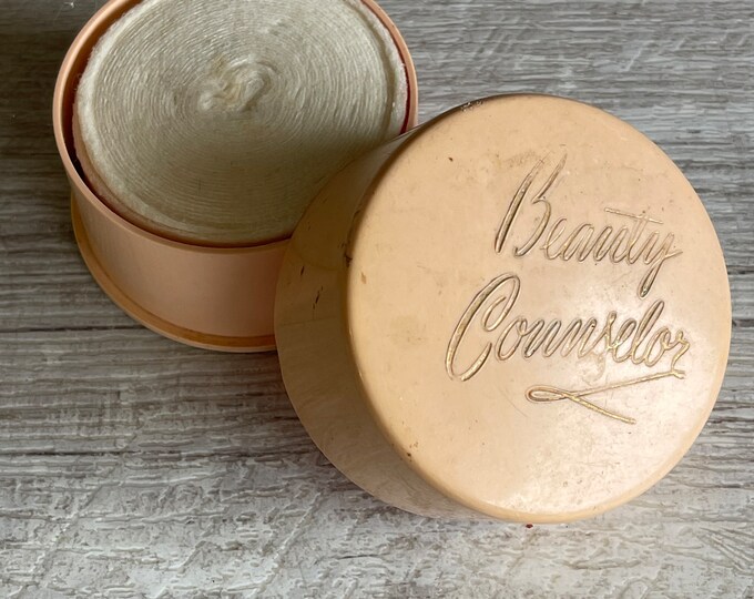 Antique Face Powder Box - Etsy