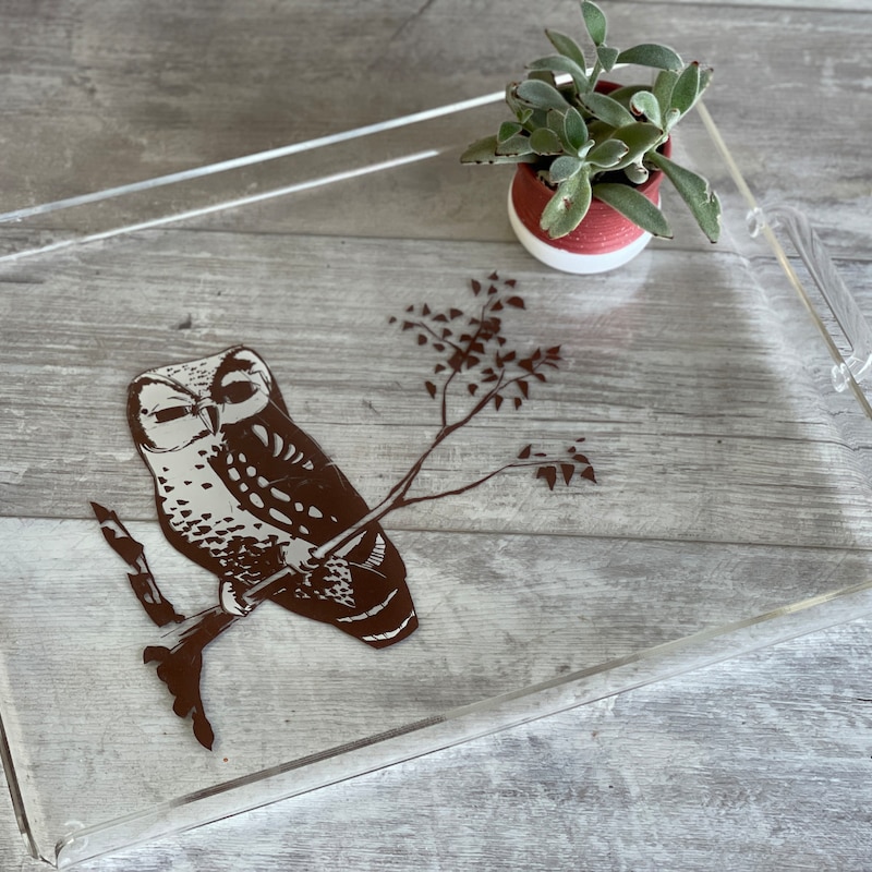 Owl Serving Tray - Etsy
