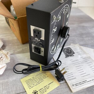 Vintage Gralab Electronic Time With Dual Outlets and Wall Mount in Box ...