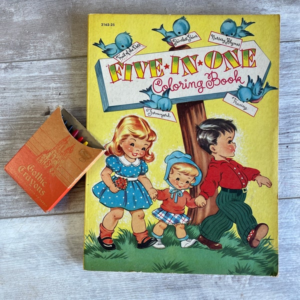 1940s Coloring Book - Etsy