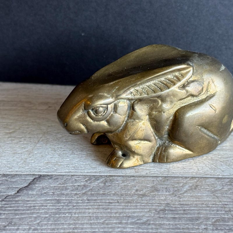 Brass Rabbit - Etsy