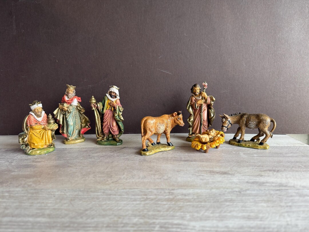 Vintage Nativity Wisemen Magi Italy Wise Men - - Etsy