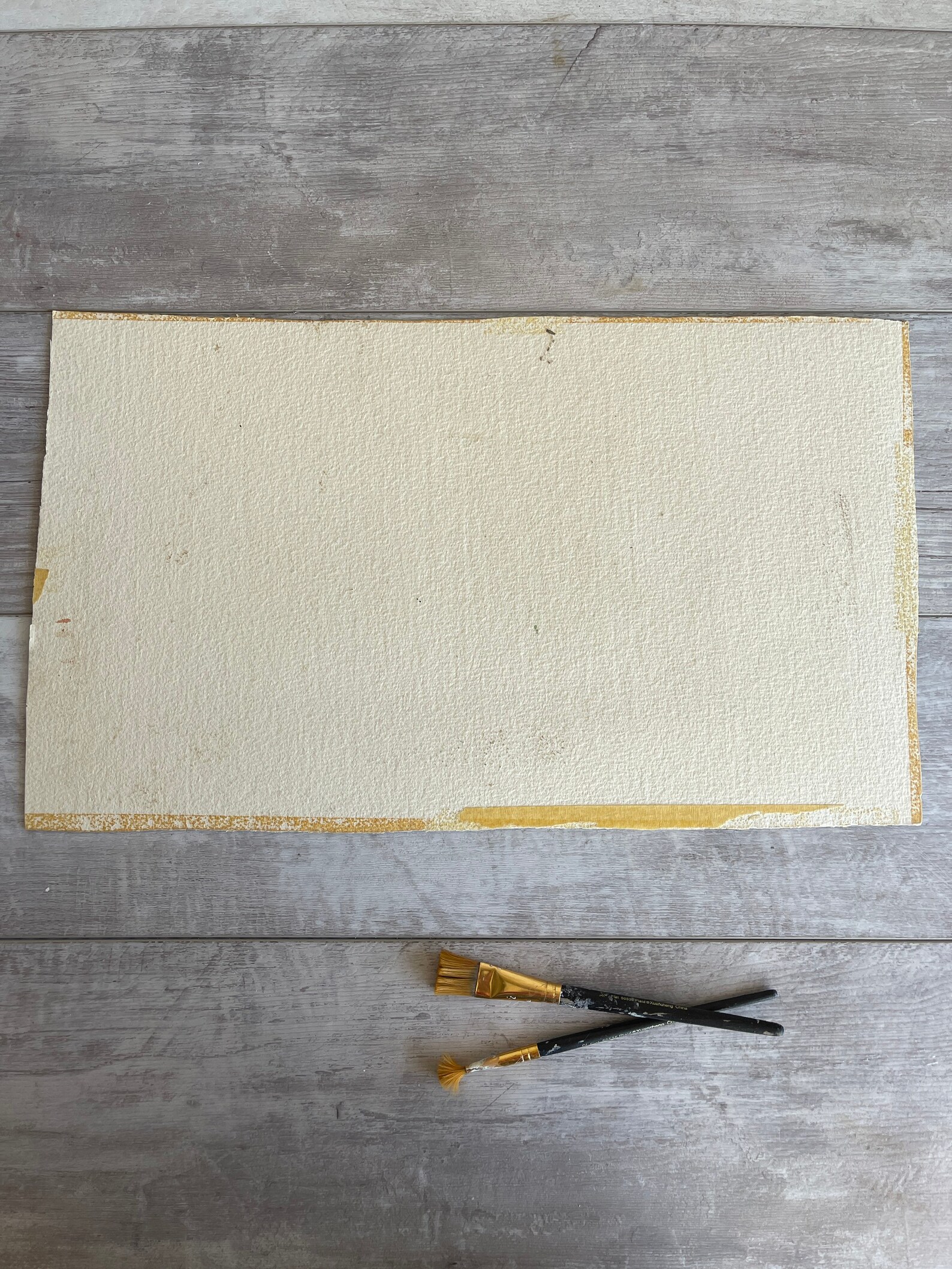 Vintage Watercolor Painting Signed Skippy Anderson Rustic | Etsy