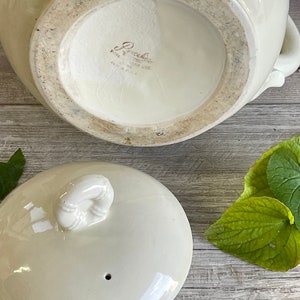 Vintage Teapot Porcelier Sail Boat Tea Pot Extra Large Vitreous China ...