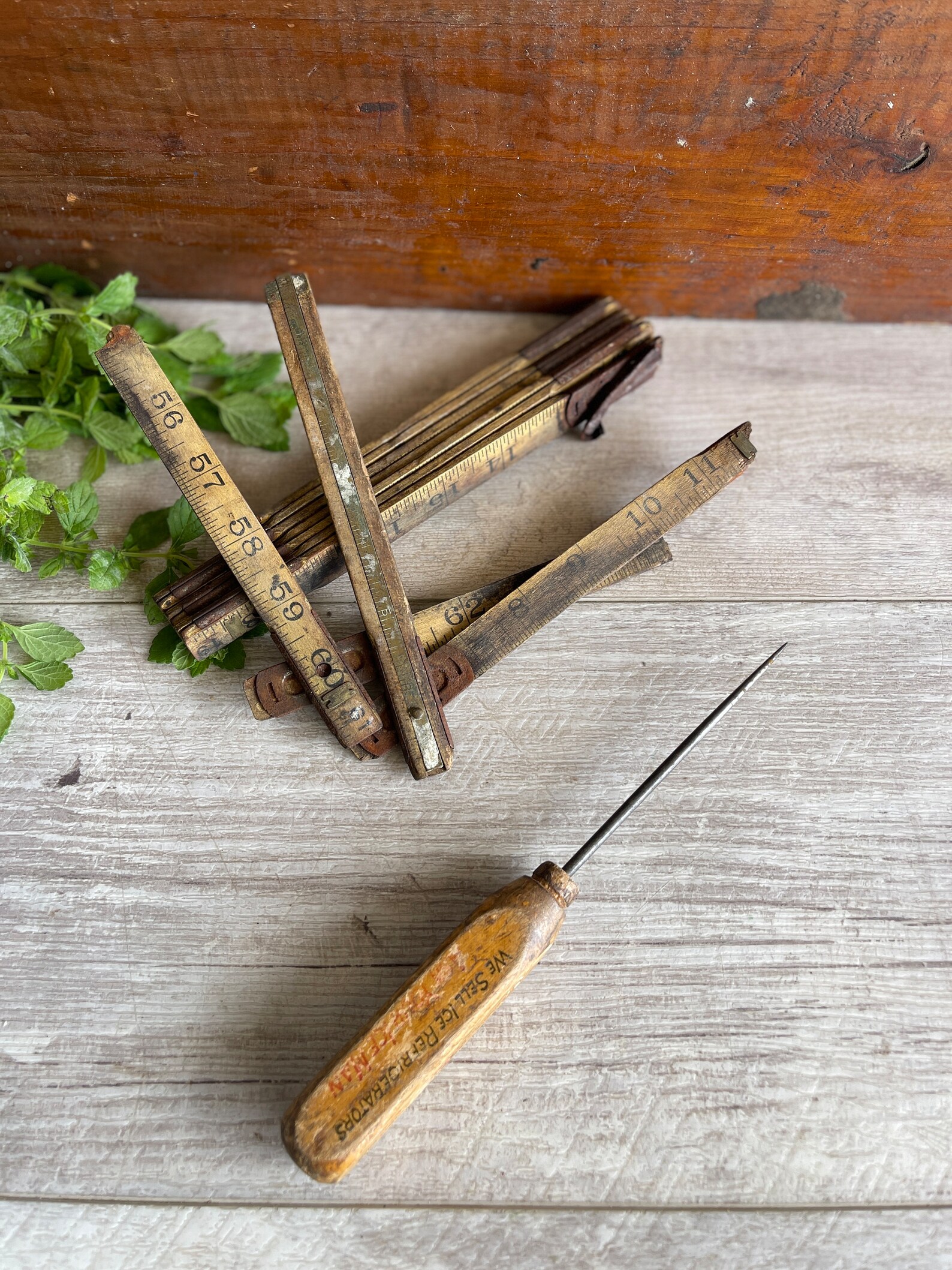 Vintage Advertising Ice Pick - Associated Ice Distributors - 1920s/30s ...
