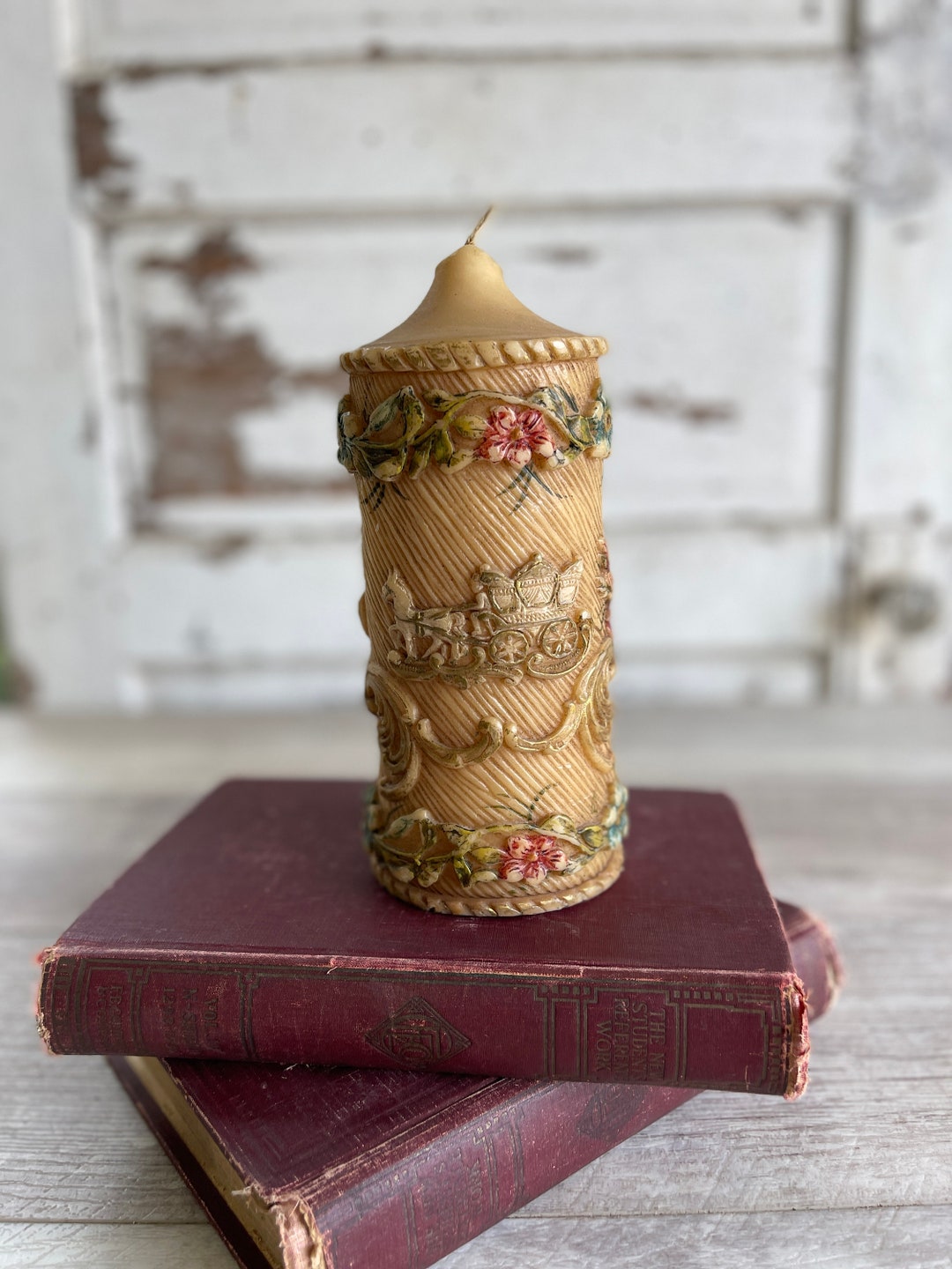 Vintage Reuge Swiss Music Box - Wedding March Inside Unity Candle - as ...