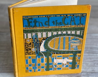 Find the Cat Written and Illustrated by Elaine Livermore RARE 1973 ...
