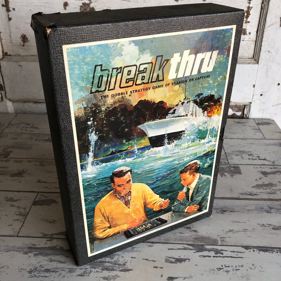 Vintage 3M Bookshelf Box Game "break Thru" Complete 1965 - Etsy