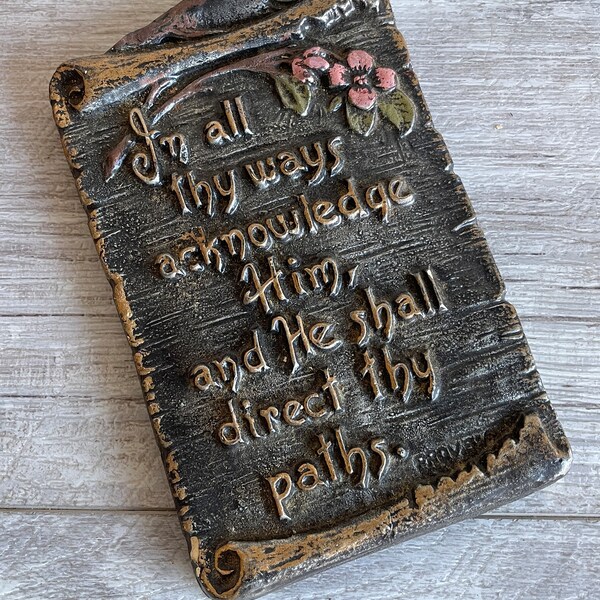 Bible Verse Plaque - Etsy