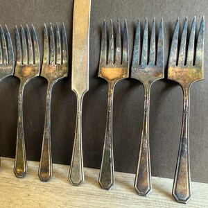 Antique Mayfair 1923 Forks Silverware Silverplate Flatware - Etsy