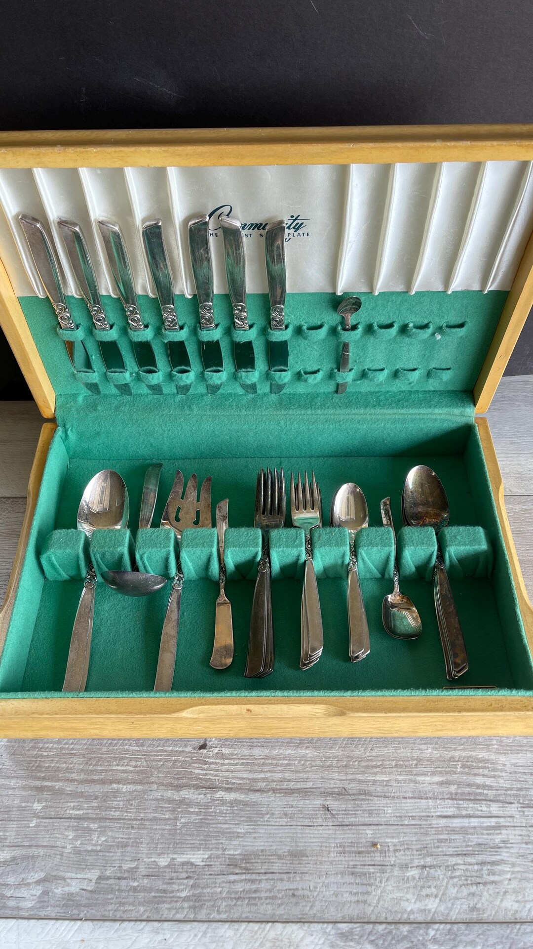 Vintage South Seas Flatware in Box -vintage Nobility Plate Oneida 1950s ...