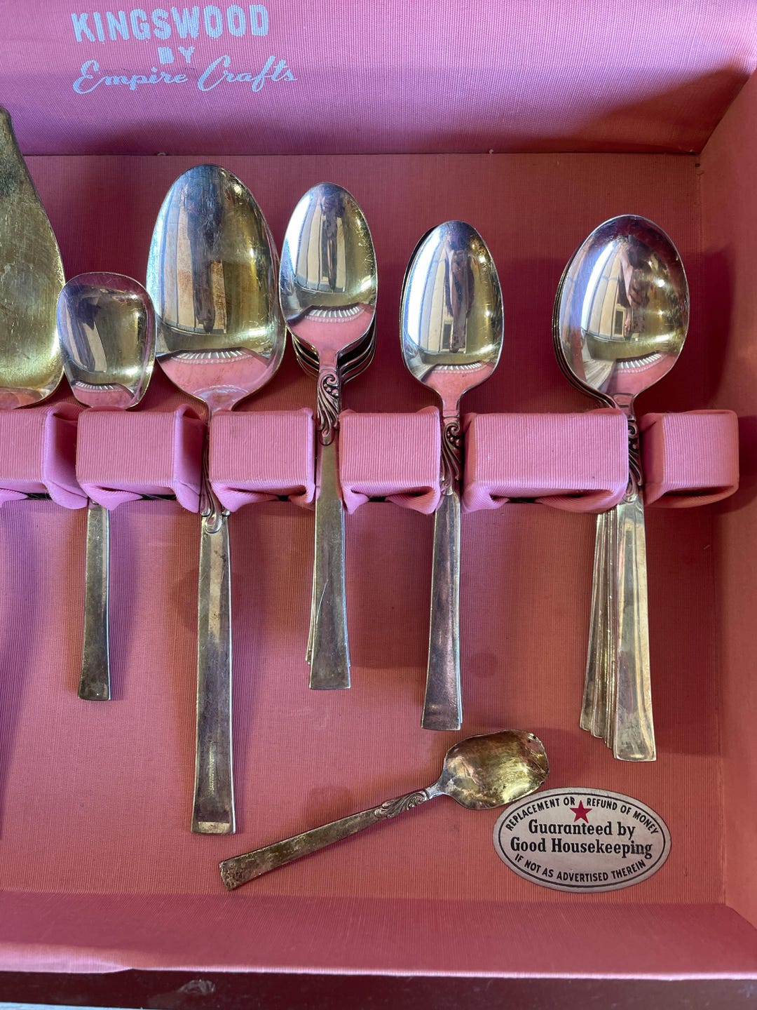 Vintage Wind Song Flatware in Box -vintage Nobility Plate Oneida 1950s ...