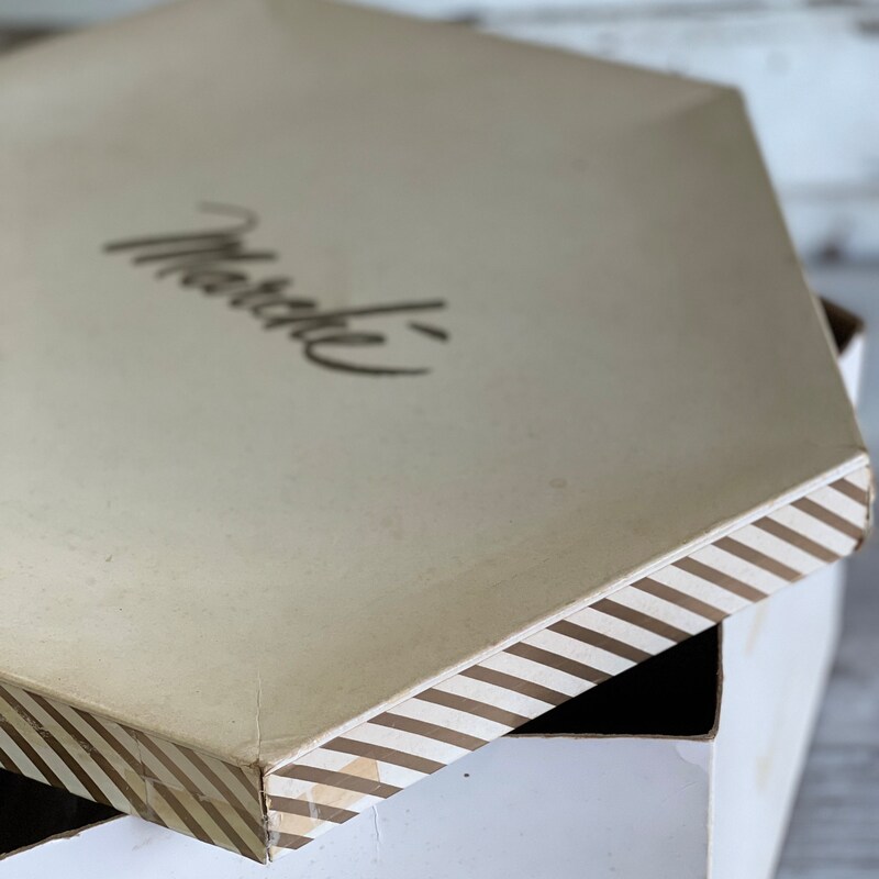 Vintage Hat Box - Etsy