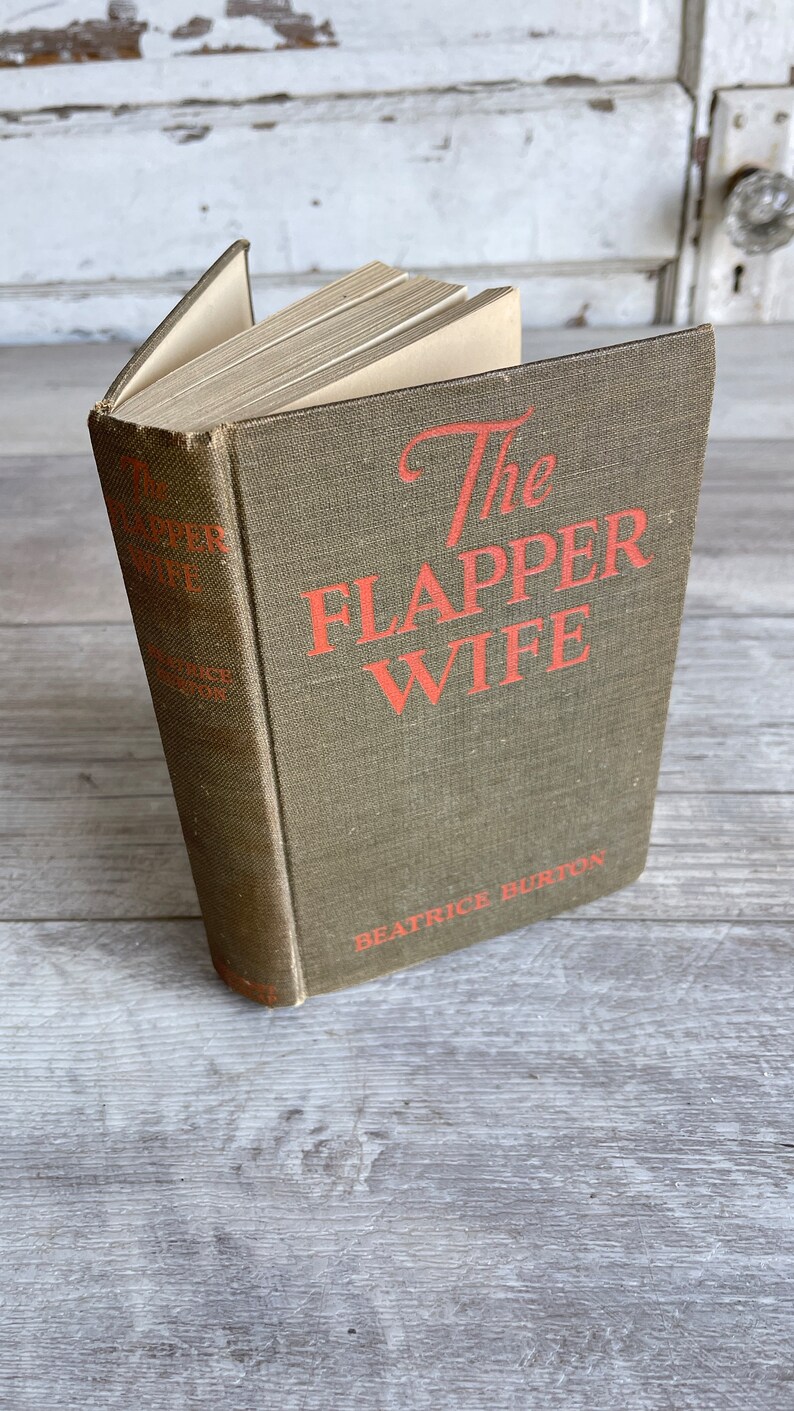 The Flapper Wife - Beatrice Burton 1925 Vintage Novel - Grosset and ...